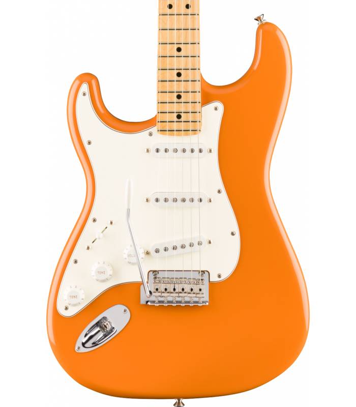Fender - Player Stratocaster Left-handed Maple Fingerboard Capri Orange ...