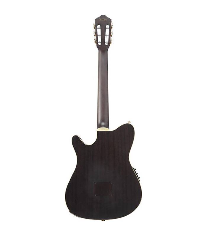Ibanez - Tod10n Tim Henson Tree Of Death Transparent Black Flat Guitare ...