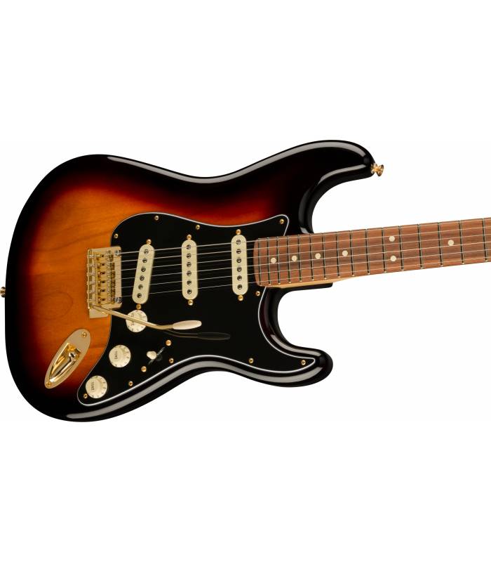 Fender - Fsr Tribute Player Strat Pf 3ts Gold Guitare Electrique ...